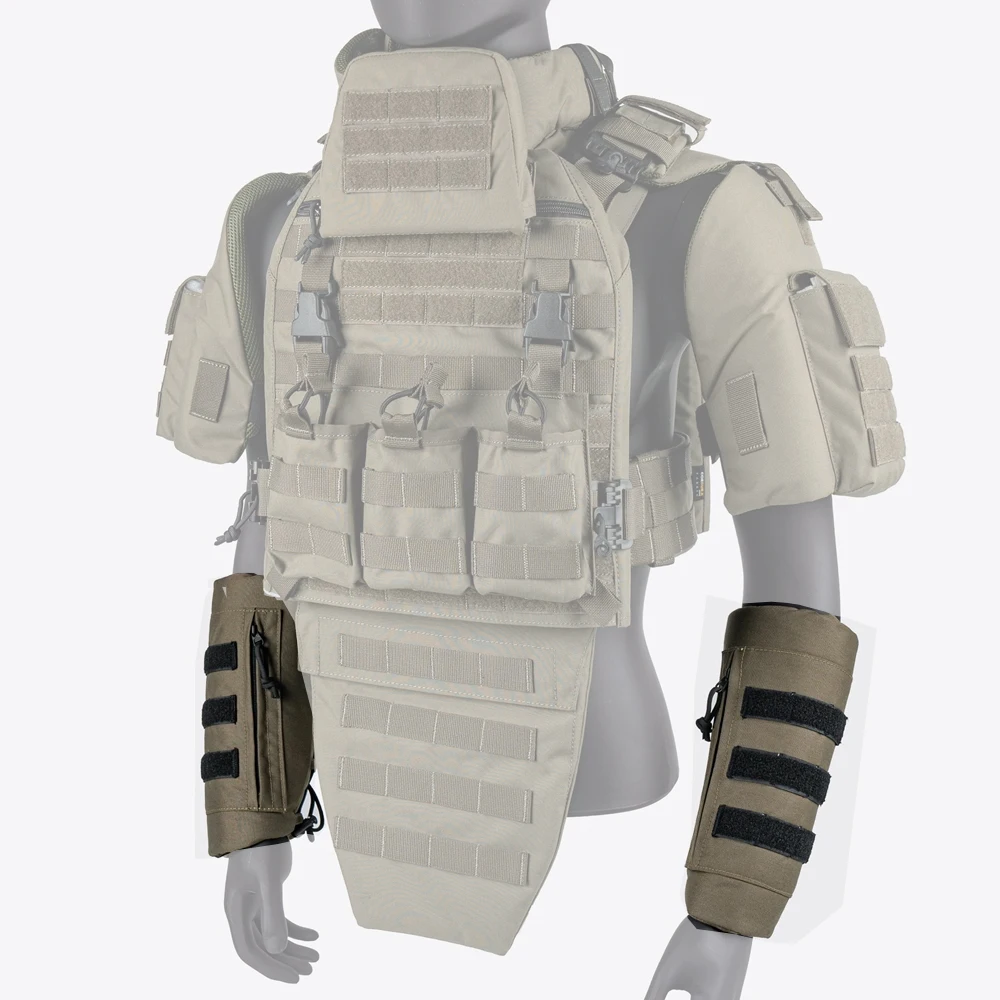 One Pair Outdoor Sports Forearm Protector Guard Molle Type with Map ...