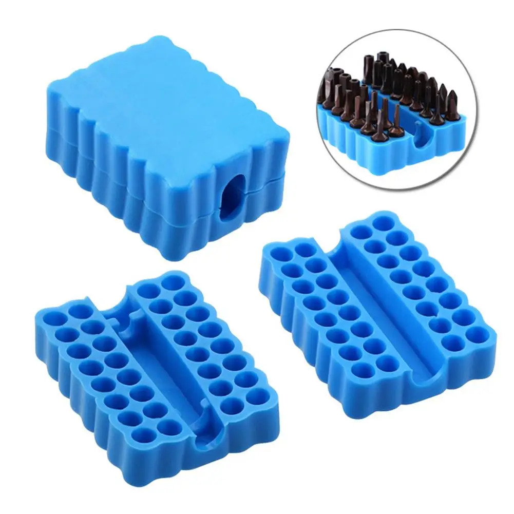 32-Holes-Hex-Shank-Screwdriver-Bit-Holder-Multi-functional-Storage ...