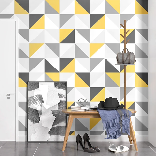 Grey And Yellow Wallpaper