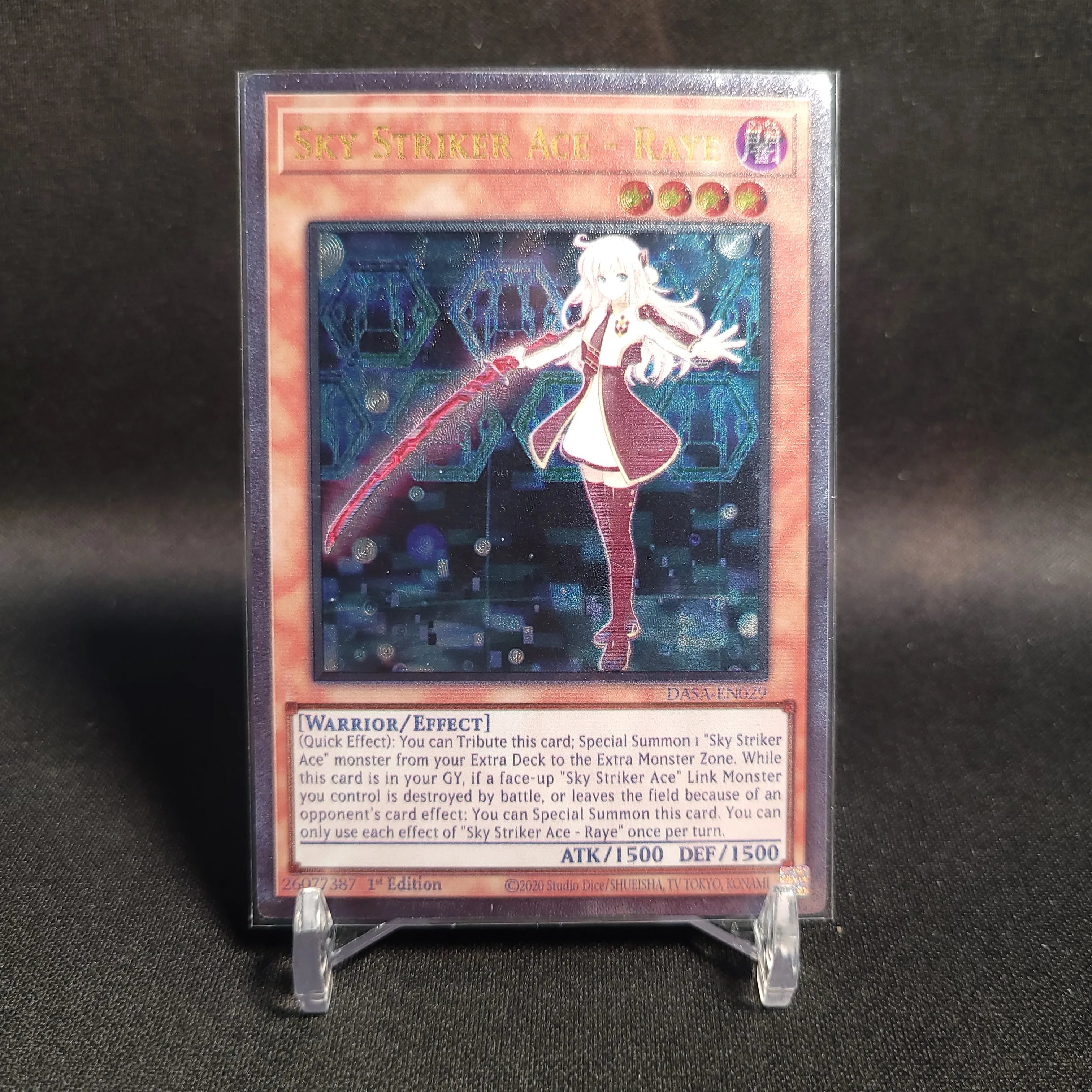 Yu Gi Oh Ultimate Rare DASA EN029/Sky Striker Ace Raye Children's Gift ...