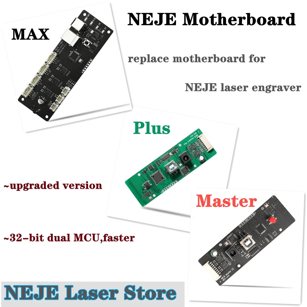 2022 Neje Master 2s/max/plus Replace Mainboard For Cnc Laser Engraving ...