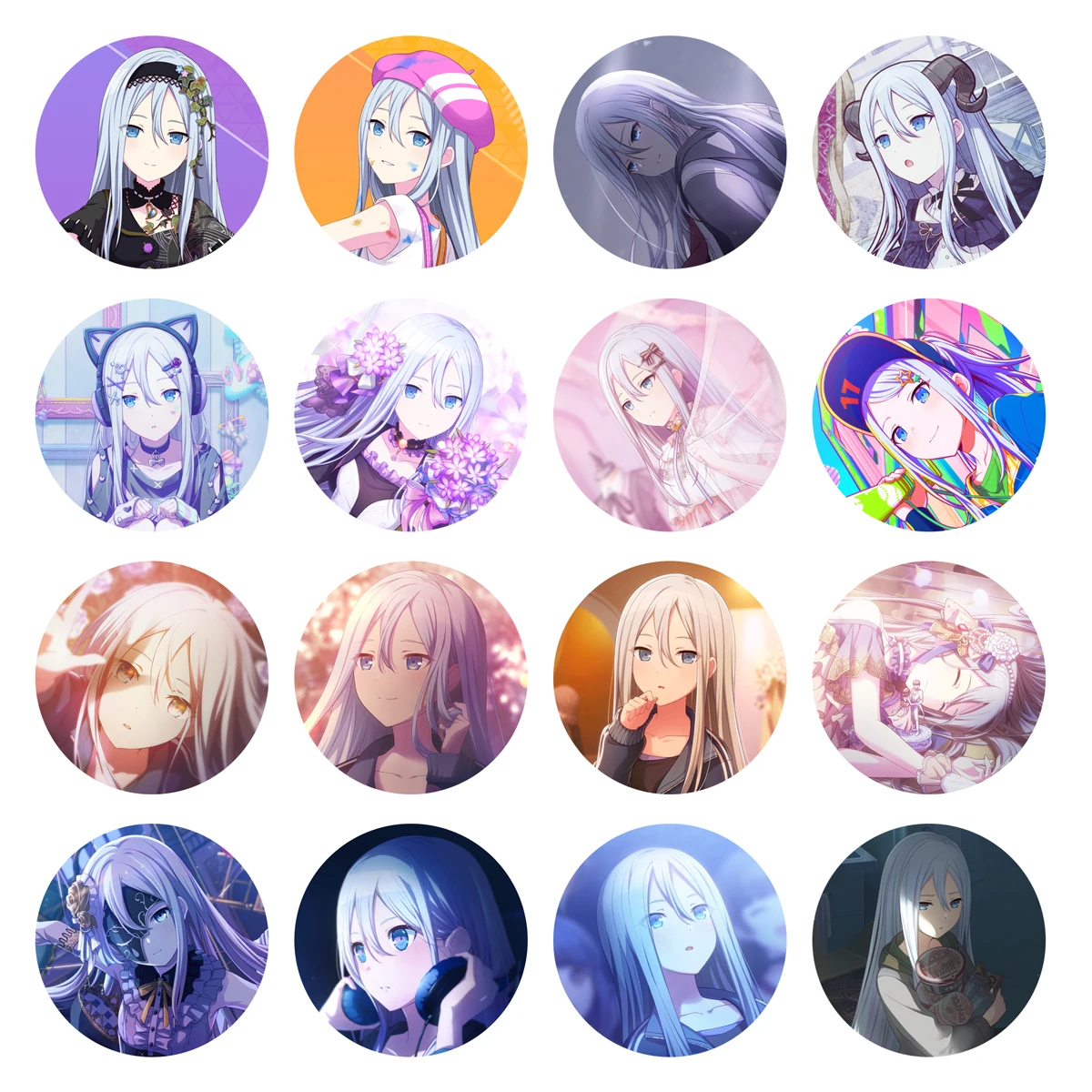 Project SEKAI Anime Yoisaki Kanade 25 Nightcord 50mm Metal Badge Brooch ...