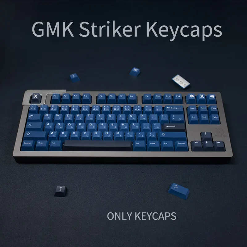 GMK-keycapStriker-keycaps-DYE-SUB-PBT-Keycap-English-Custom-cherry ...