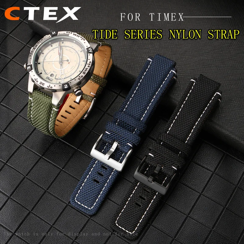 For TIMEX Tidal T2N721 T2N720 T2n739 TW2T76300 TW2T76500 Sport Canvas ...