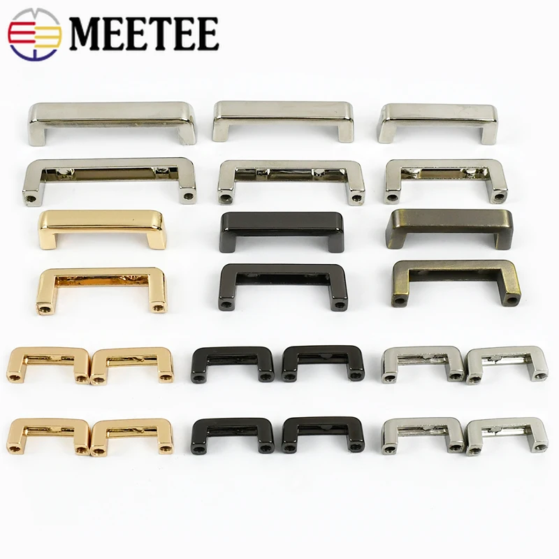 4/10Pcs 13-38mm Metal Arch Bridge Bag Buckle With Screw Strap Clasp ...