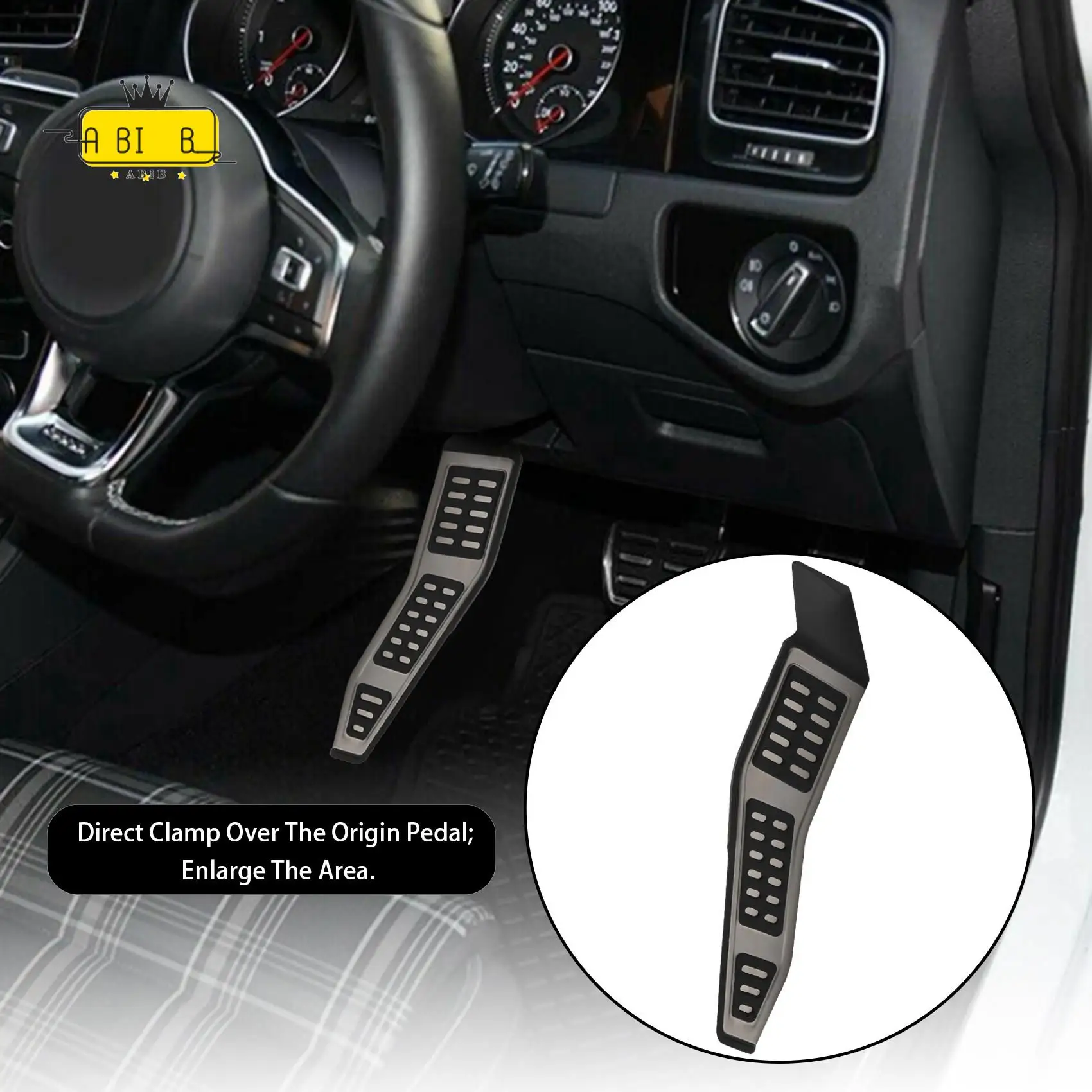 ABIB -Car Styling Dead Footrest Pad Sport Foot Rest Pedal RHD For Golf ...