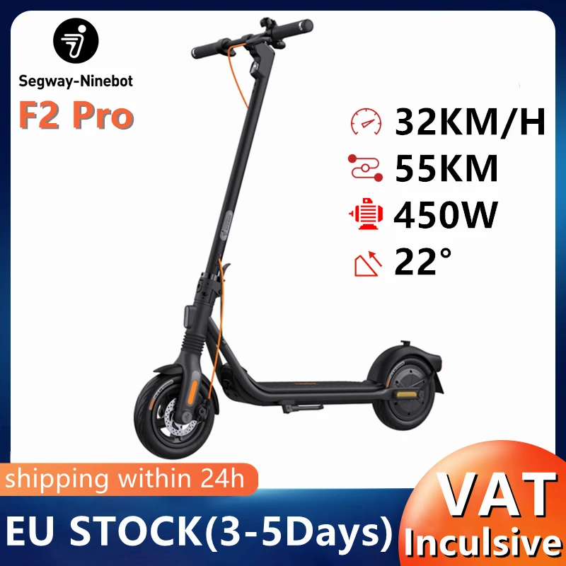 EU Stock Ninebot by Segway F2 Pro Electric Scooter 450W Motor 32KM/H ...