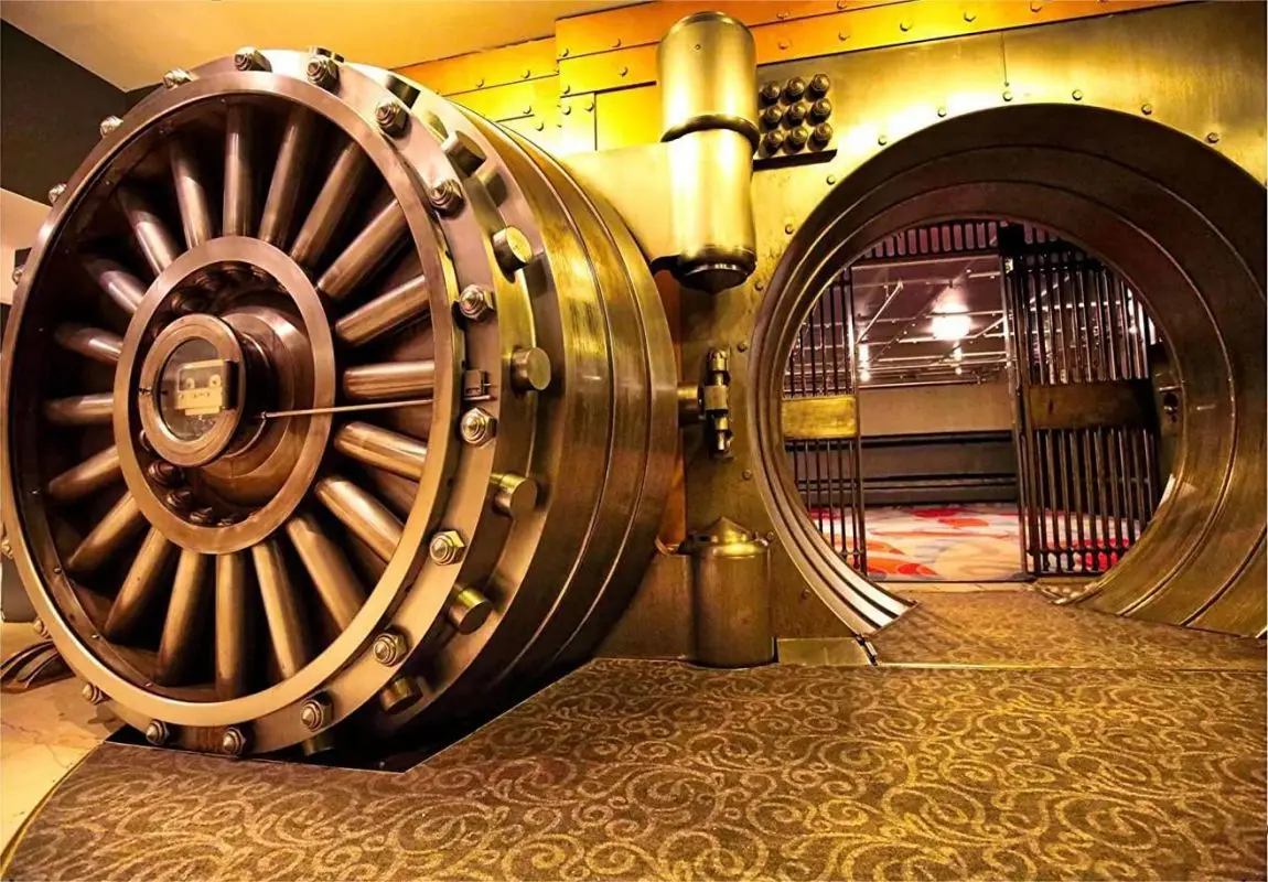 Bank Vault With Money
