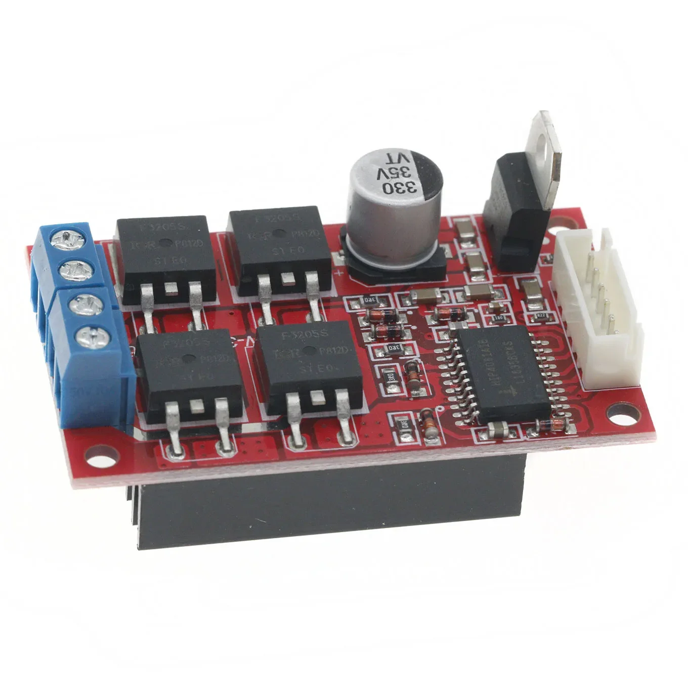 DC Motor Driver Board H-Bridge PWM Motor Controller Module 450W DC 12V ...