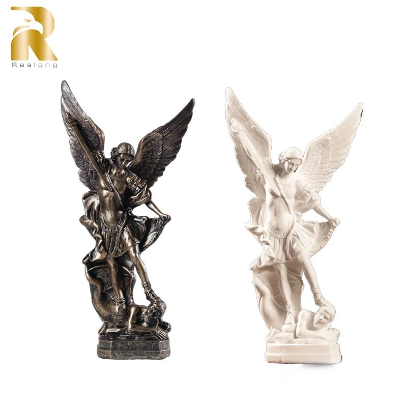 12-4-Archangel-Saint-Michael-Statue-Archangel-St-Michael-Resin ...