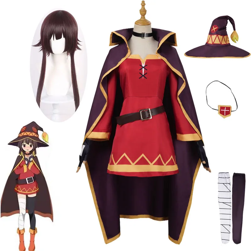 Megumin Cosplay Konosuba God's Blessing On This Wonderful World Costume ...