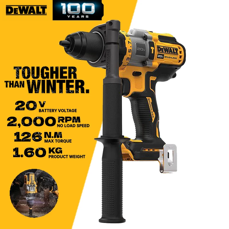 DEWALT-DCD999-Cordless-Hammer-Drill-Driver-Bare-Tool-Advantage-2000RPM ...