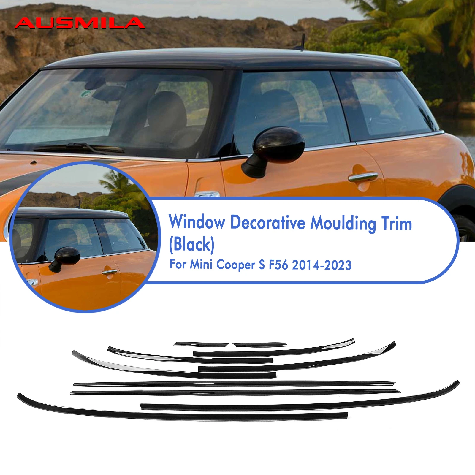 Car-Window-Weatherstrip-Seal-Belt-Trim-Sealing-Strip-For-Mini-Cooper-S ...