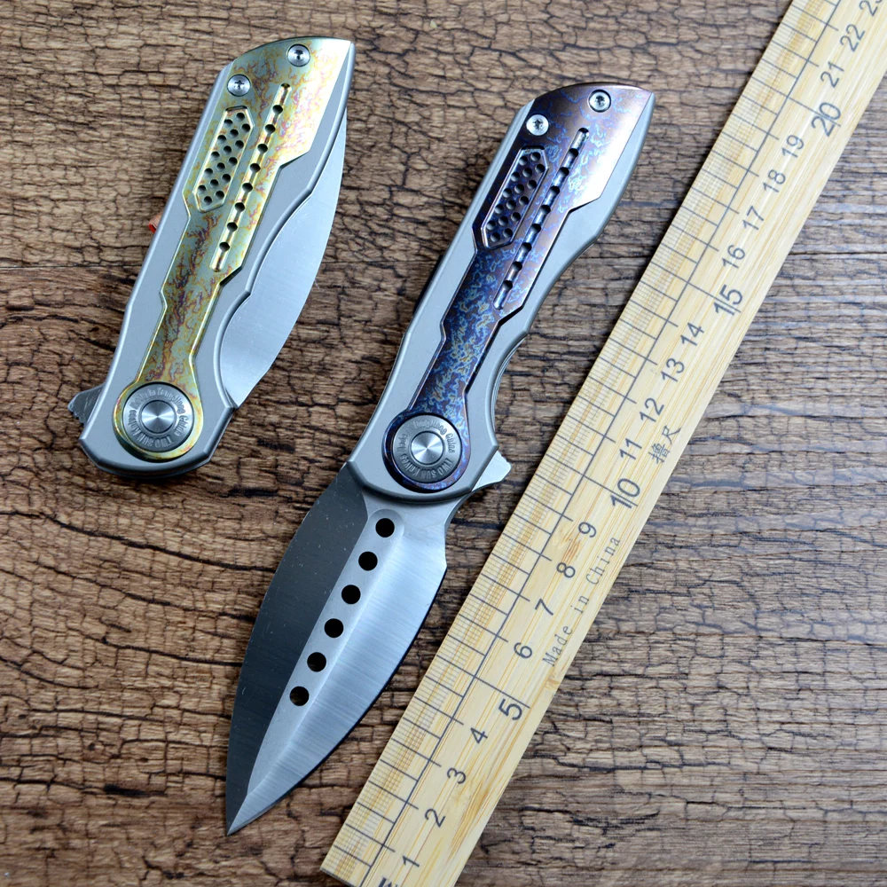 TWOSUN-TS440-Hunting-Outdoor-Knives-14C28N-Blade-Folding-Spear-Point ...