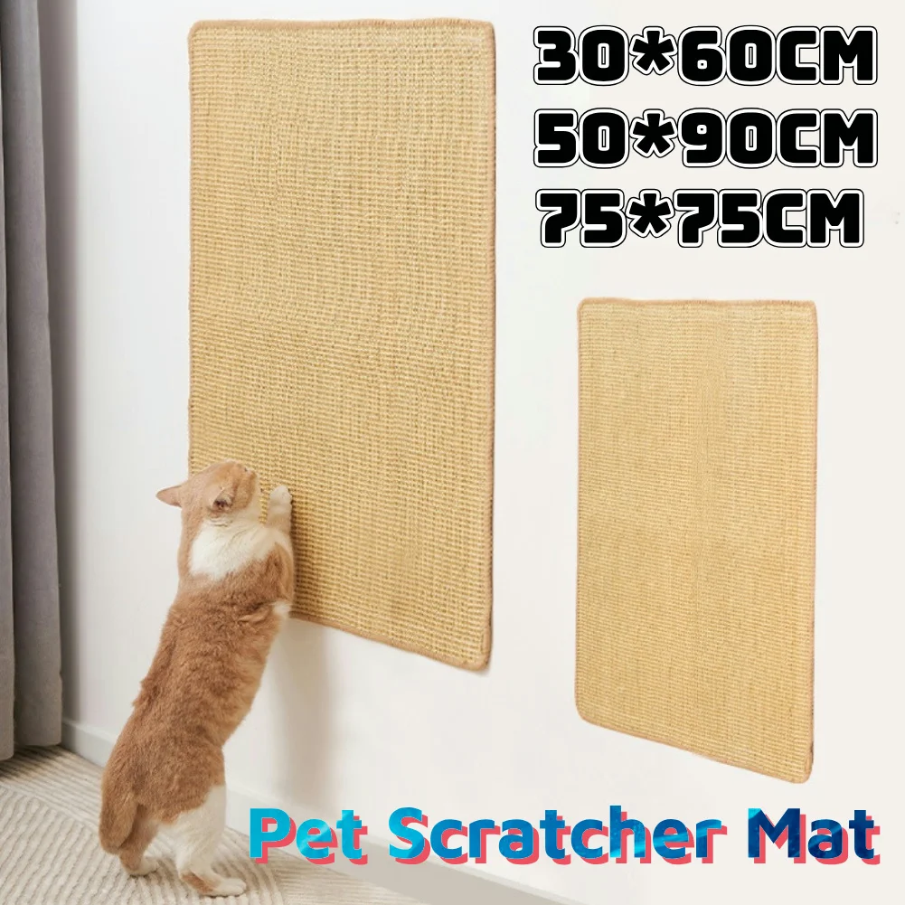 Cat-Bamboo-Mat-Natural-Sisal-Board-Wall-Sofa-Protection-Artifact-Pet ...