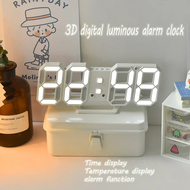 Intelligent-LED-Digital-Clocks-For-Bedroom-Nordic-Wall-Alarm-Clocks ...