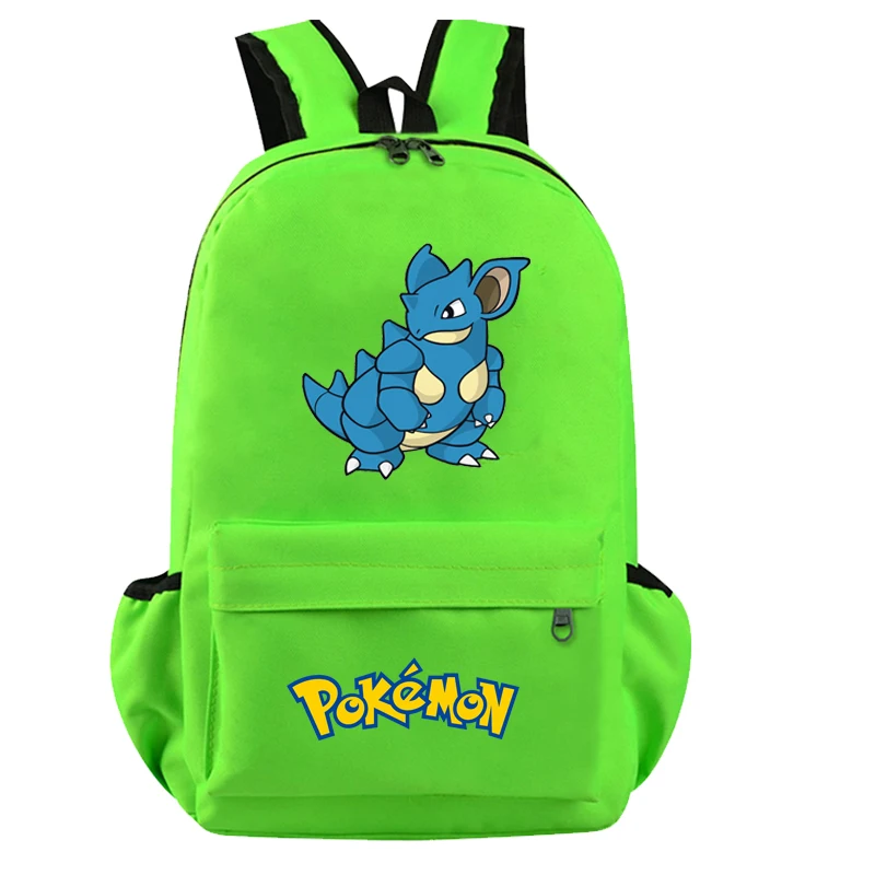 Cartoon Nidoqueen Pokemon Adventure Student Kawaii Backpack ...