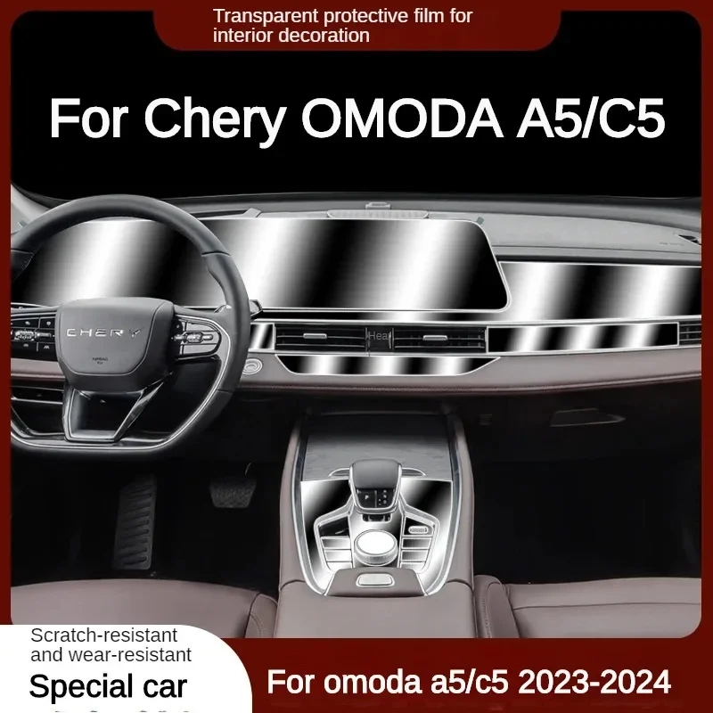 For-Chery-OMODA-A5-C5-2022-2024-Car-Interior-Film-Dashboard-piano-board ...