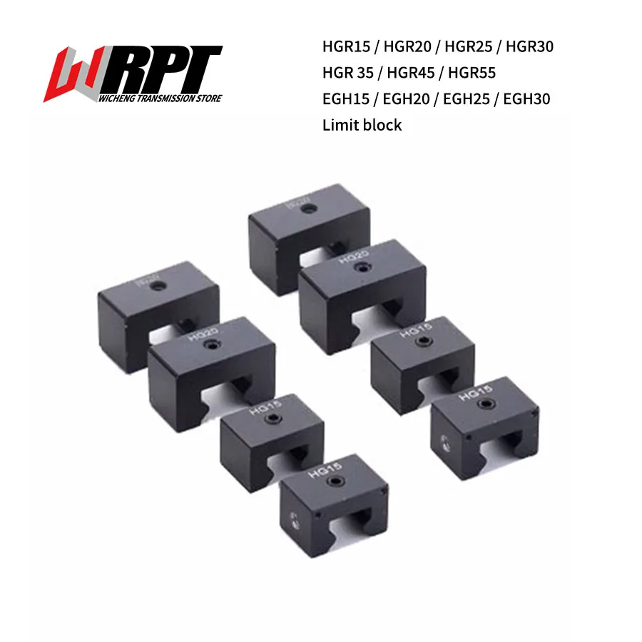 Linear-Guide-limit-Ring-Precision-Line-Rail-Positioning-Ring-Slider-Limit-Fixed-Block-Travel ...