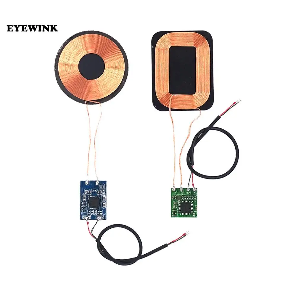 Qi Standard Wireless Charging DIY Coil Receiver Module Circuit Board ...