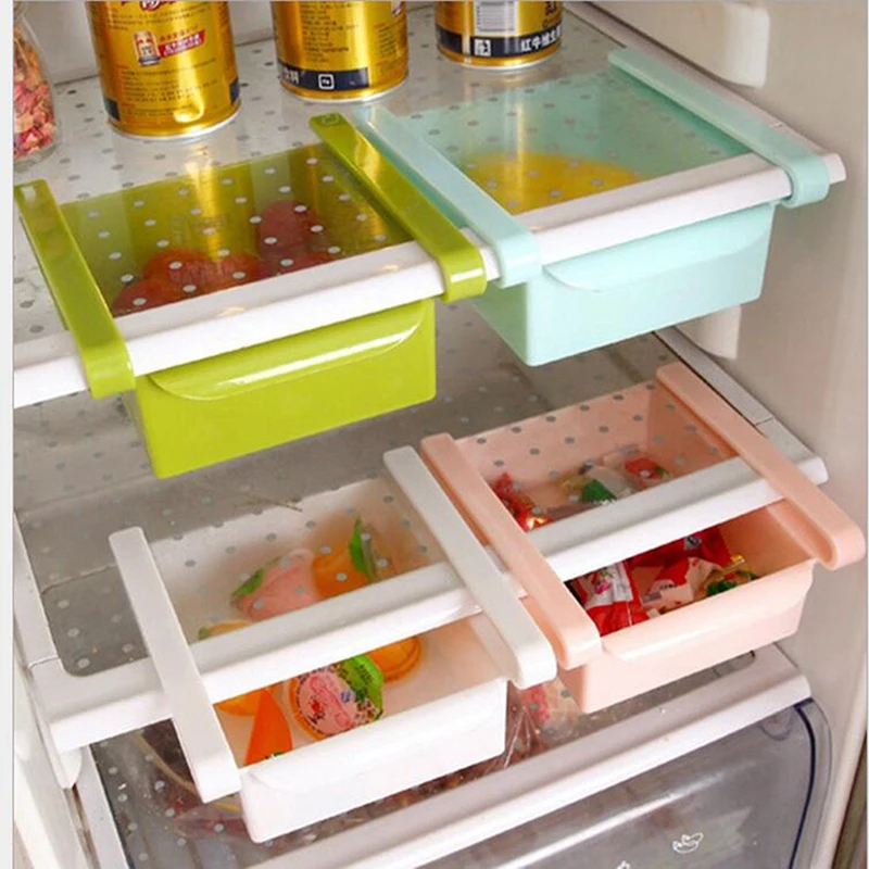 Creative-Adjustable-Kitchen-Fridge-Storage-Rack-Home-Organizer-Food ...