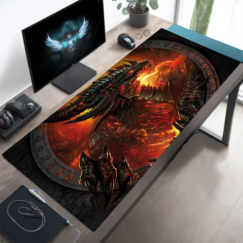 Big-Gaming-XXL-Mouse-Pad-Desk-Mat-Phoenix-Fire-Bird-Dragon-Anime ...