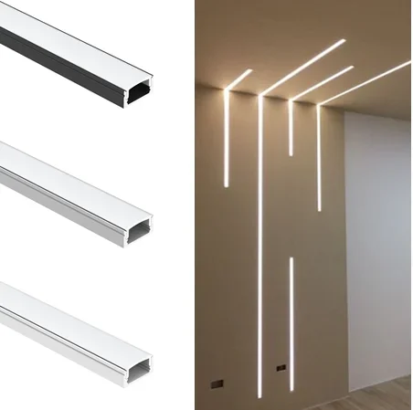 Cabinet-Led-Strip-Light-Embedded-3500k-Concealed-Lamp-Slot-U-shaped ...