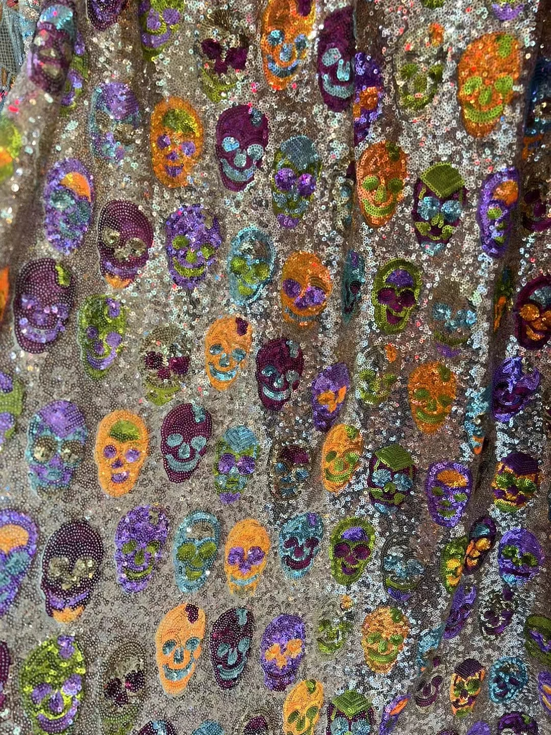 New-Colorful-Skull-Design-Africa-Fabric-High-Quality-Handmade ...