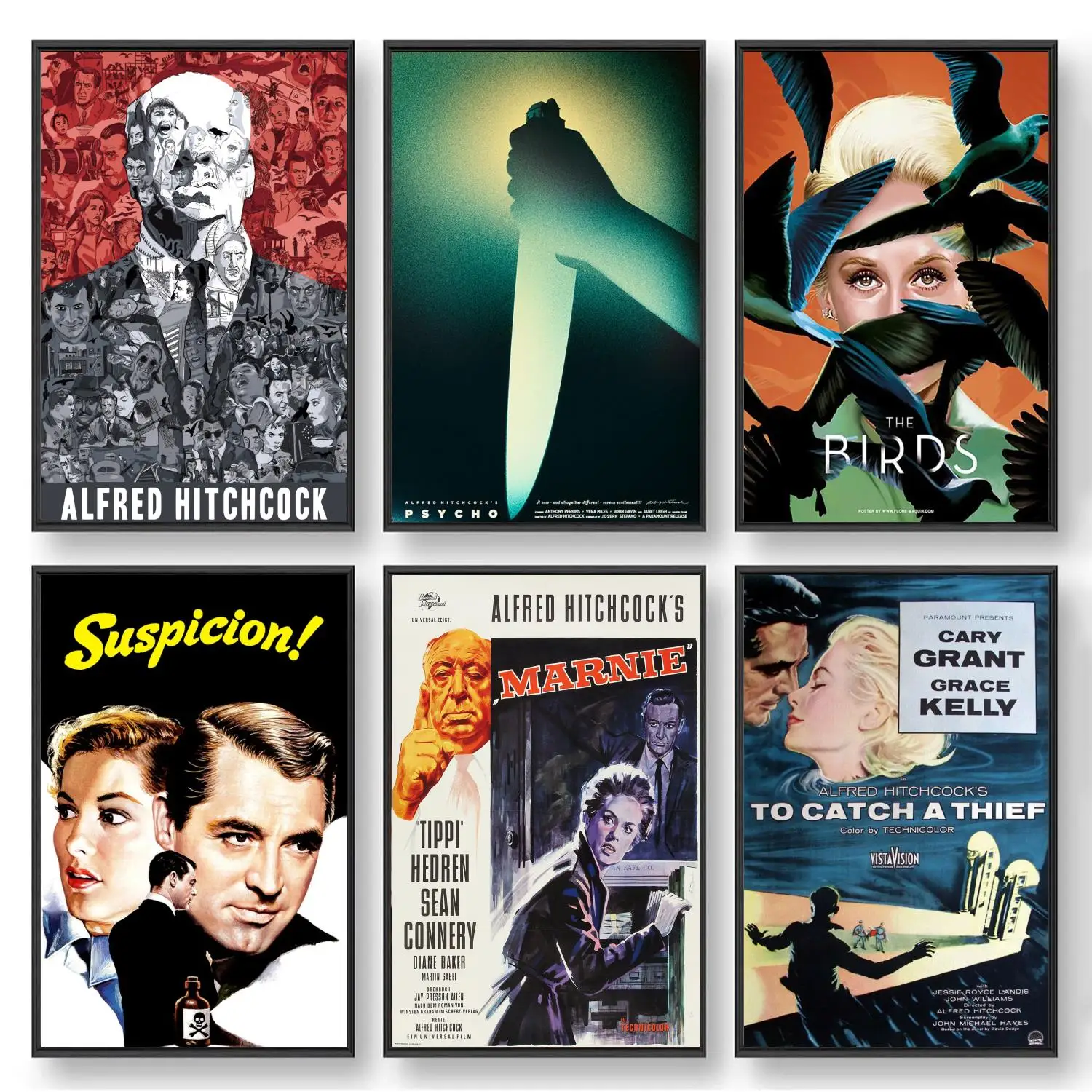 alfred hitchcock Poster Decorative Painting Canvas Poster Wall Art ...