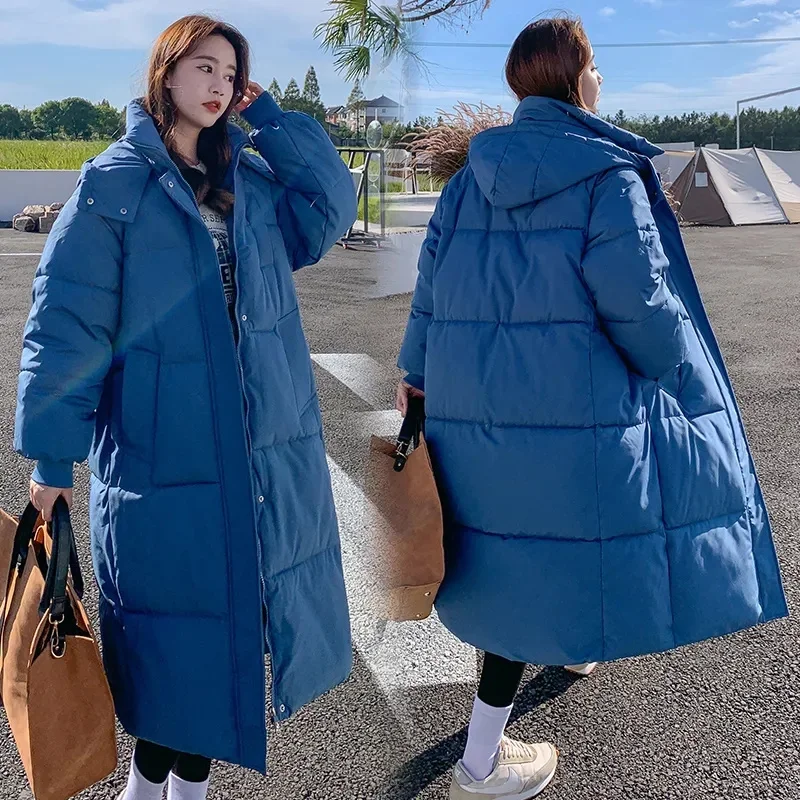 Doudoune-Capuche-en-Duvet-de-Canard-Blanc-pour-Femme-Veste-Longue-Coupe ...