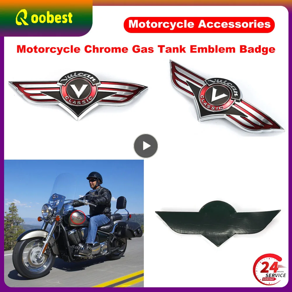 Pegatinas-de-motocicleta-para-Kawasaki-Vulcan-insignia-de-emblema-de ...