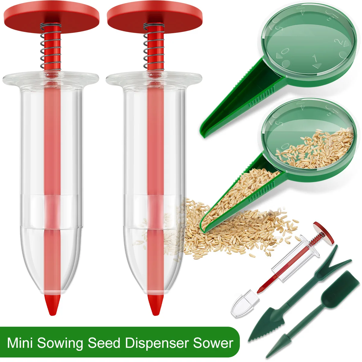 6pcs-Mini-Sowing-Seed-Dispenser-Sower-Set-Planter-Manual-Seeding-Tools ...