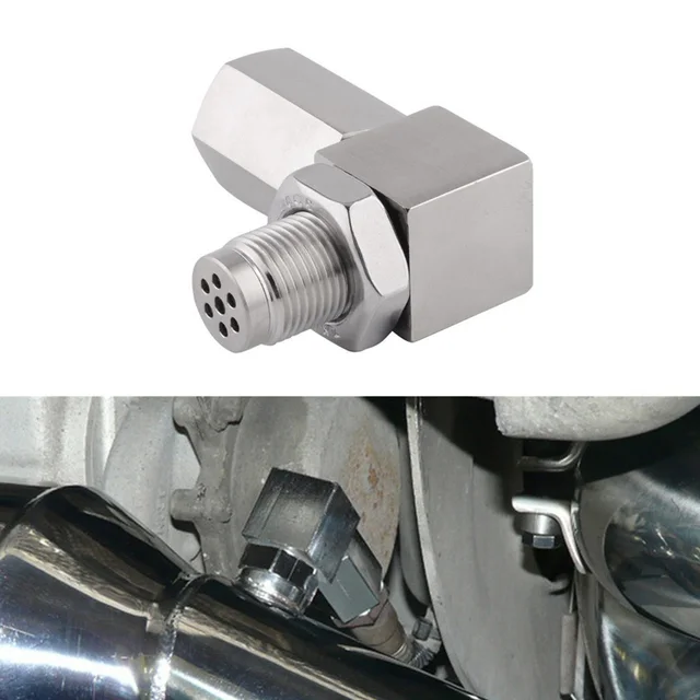 Universal Oxygen O2 Sensor M18X1.5 Extender Spacer Adapter 45/90 Degree ...