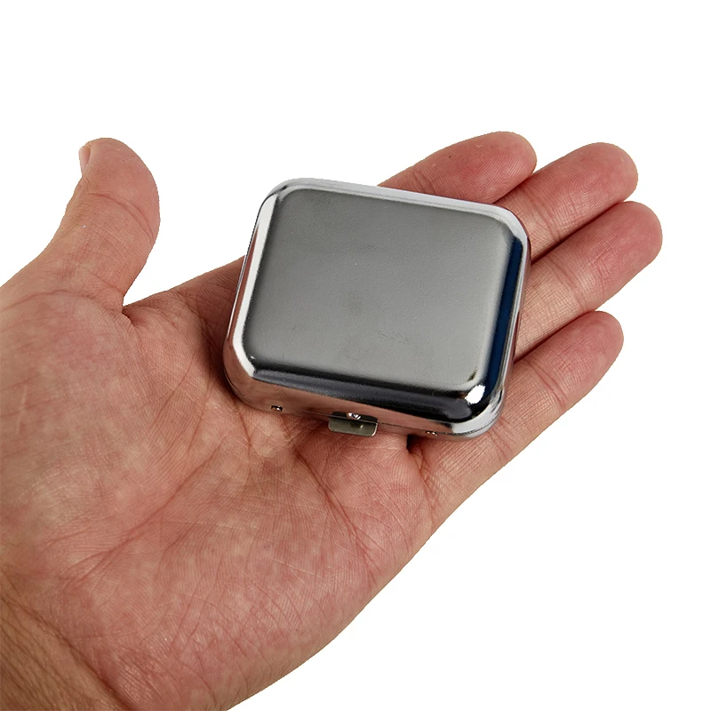 N2HAO Smallsweet Stainless Steel Square Pocket Ashtray metal Ash Tray ...