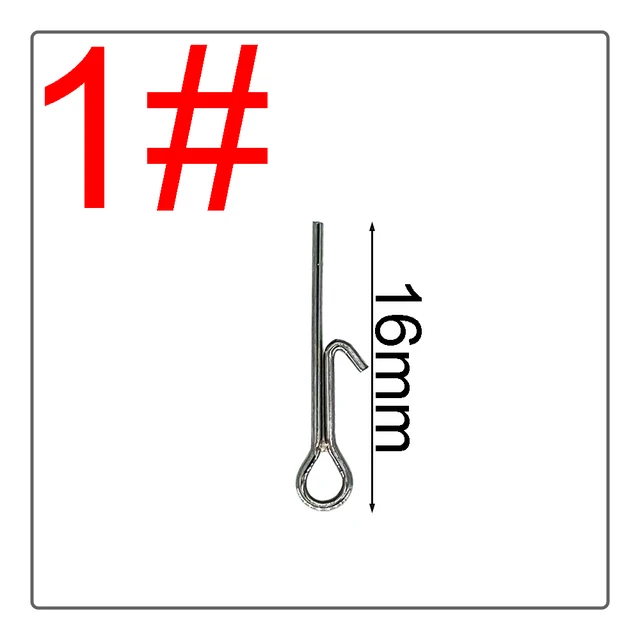 10/20/50PCS Fishing Bait Stinger Spike Hook Connecting Pins Needle ...