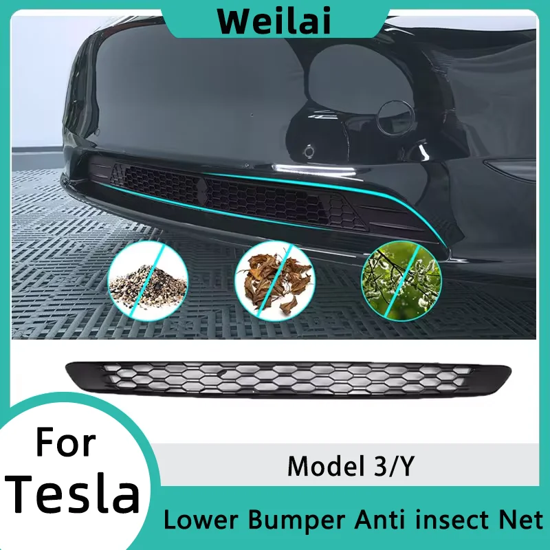 Car-Anti-Insect-Net-for-Tesla-Model-Y-2024-Lower-Bumper-Anti-Dust-Proof ...