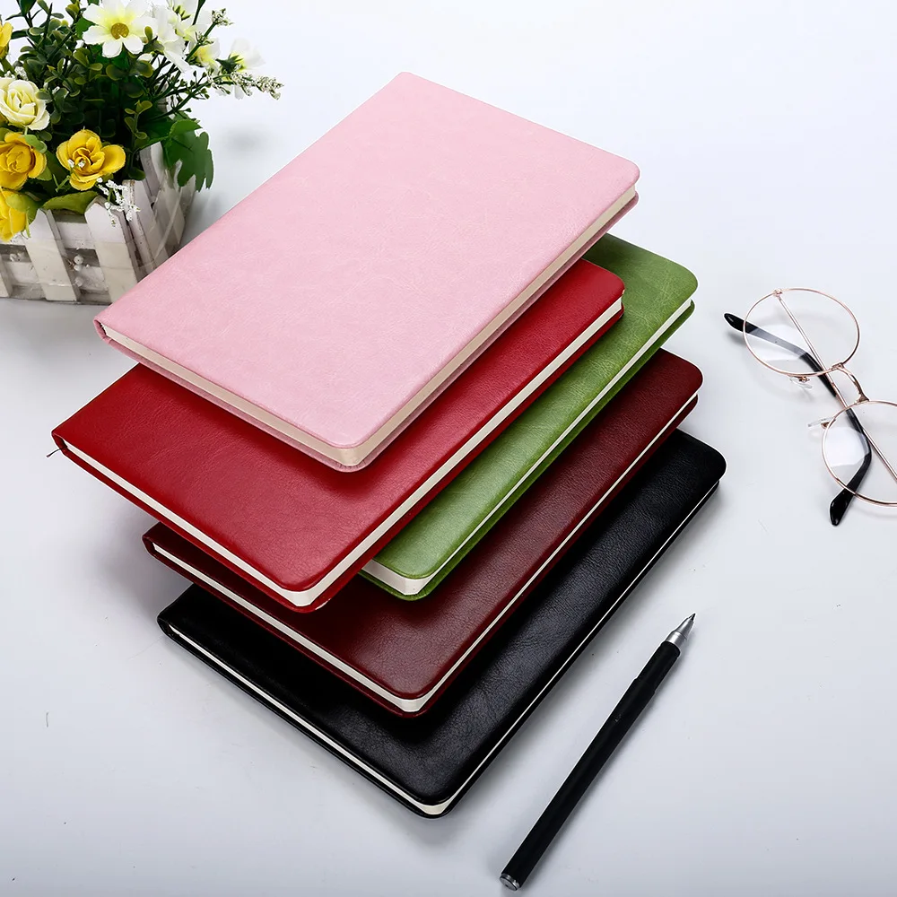 Business-office-notepad-gift-box-imitation-leather-notebook-notepad ...