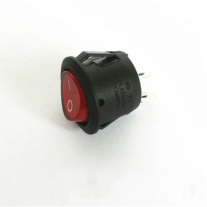 KCD1-Red-Cover-No-Lamp-2-Pin-ON-OFF-Rocker-Switch-Power-Switch-6A-250V ...
