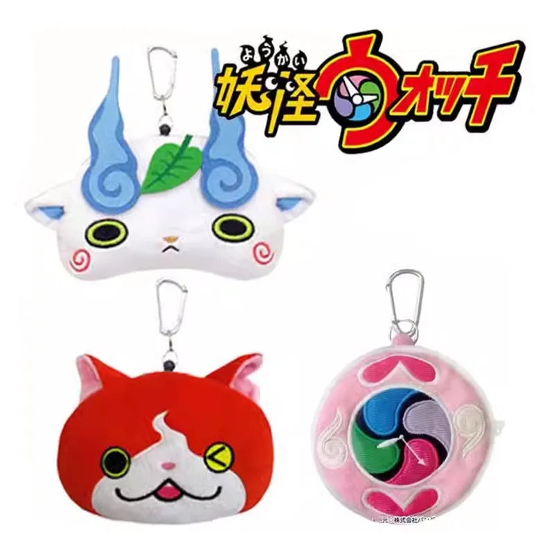 New-Yo-Kai-Watch-Jibanyan-Komasan-Girls-Children-Plush-Coin-Purse-Case ...