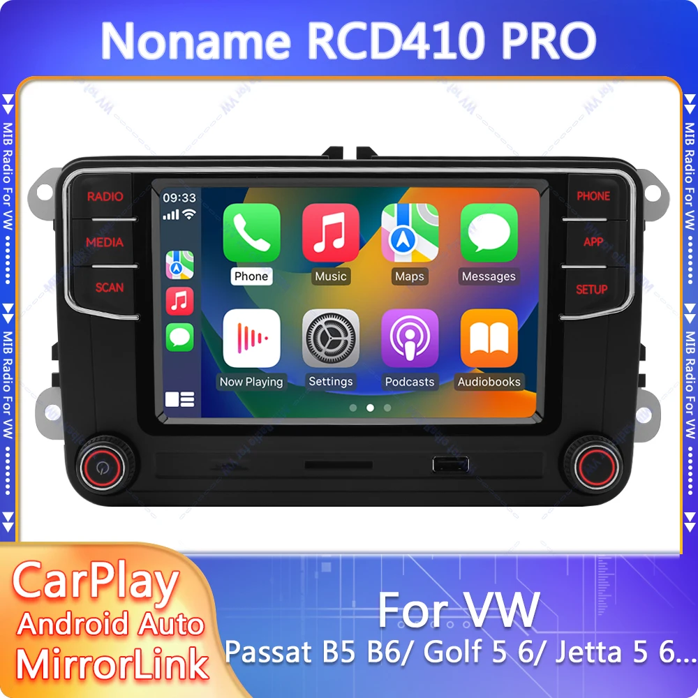 Noname-RCD410-Pro-Carplay-Car-Radio-6RD035187B-Android-Auto-Player ...