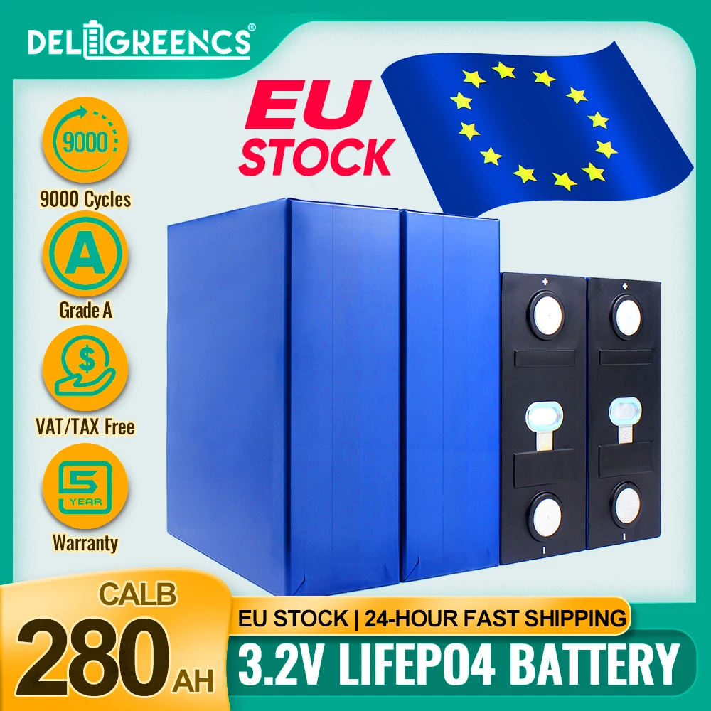 New-CALB-280AH-LiFePO4-Battery-Rechargeable-Prismatic-Original-Grade-A ...
