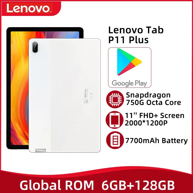 Lenovo Tab P11 Plus Tablet Global Firmware 6gb 128gb 11'' 2k Lcd Screen ...