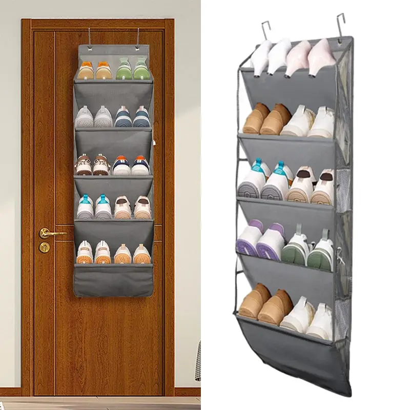5-Layer-Hanging-Shoe-Rack-Behind-The-Door-Shoe-Hanger-for-Adults ...