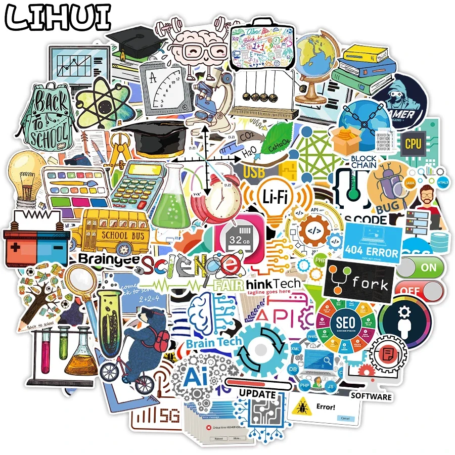 Pegatinas-de-Internet-con-lenguaje-de-programaci-n-calcoman-as-impermeables-para-ordenador-port ...