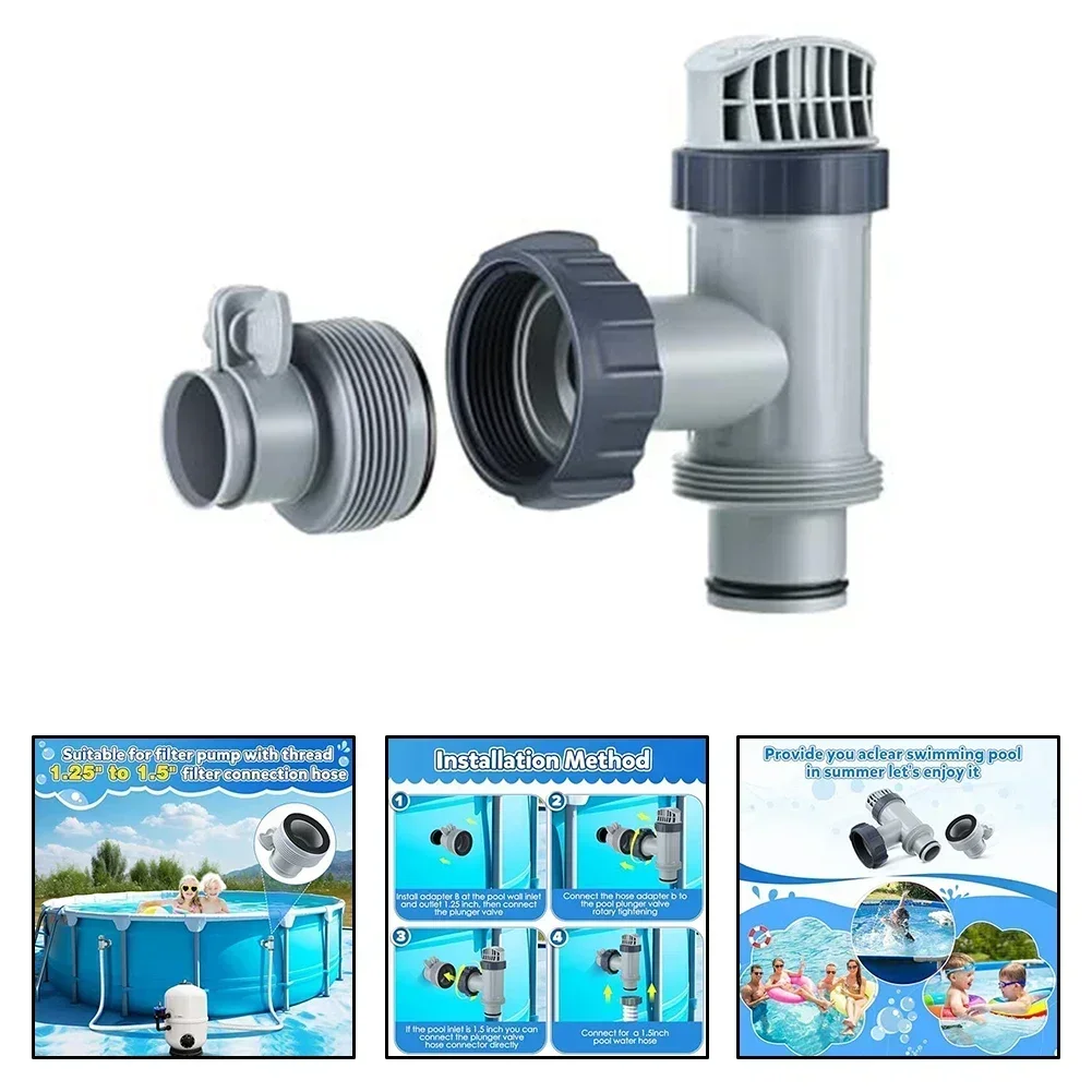 Pool-Plunger-Valve-B-Type-Hose-Adapter-For-Intex-Swimming-Pool-For ...
