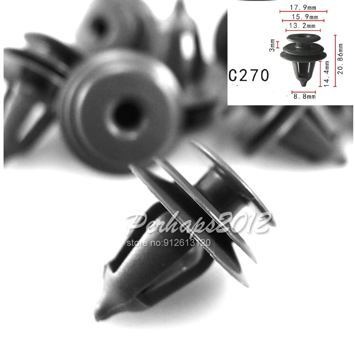 10-100x-OEM-Door-Trim-Panel-Retainer-Clips-Fastener-for-Toyota-67771 ...