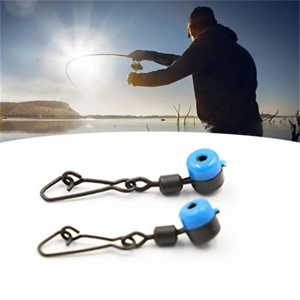 10-30Pcs-Blue-Fishing-Line-to-Hook-Swivels-Shank-Clip-Connector-Fishing ...