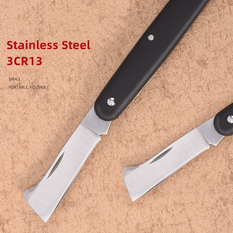 3CR13 Outdoor EDC Folding Knife Stainless Steel Mushroom Knife Outdoor ...