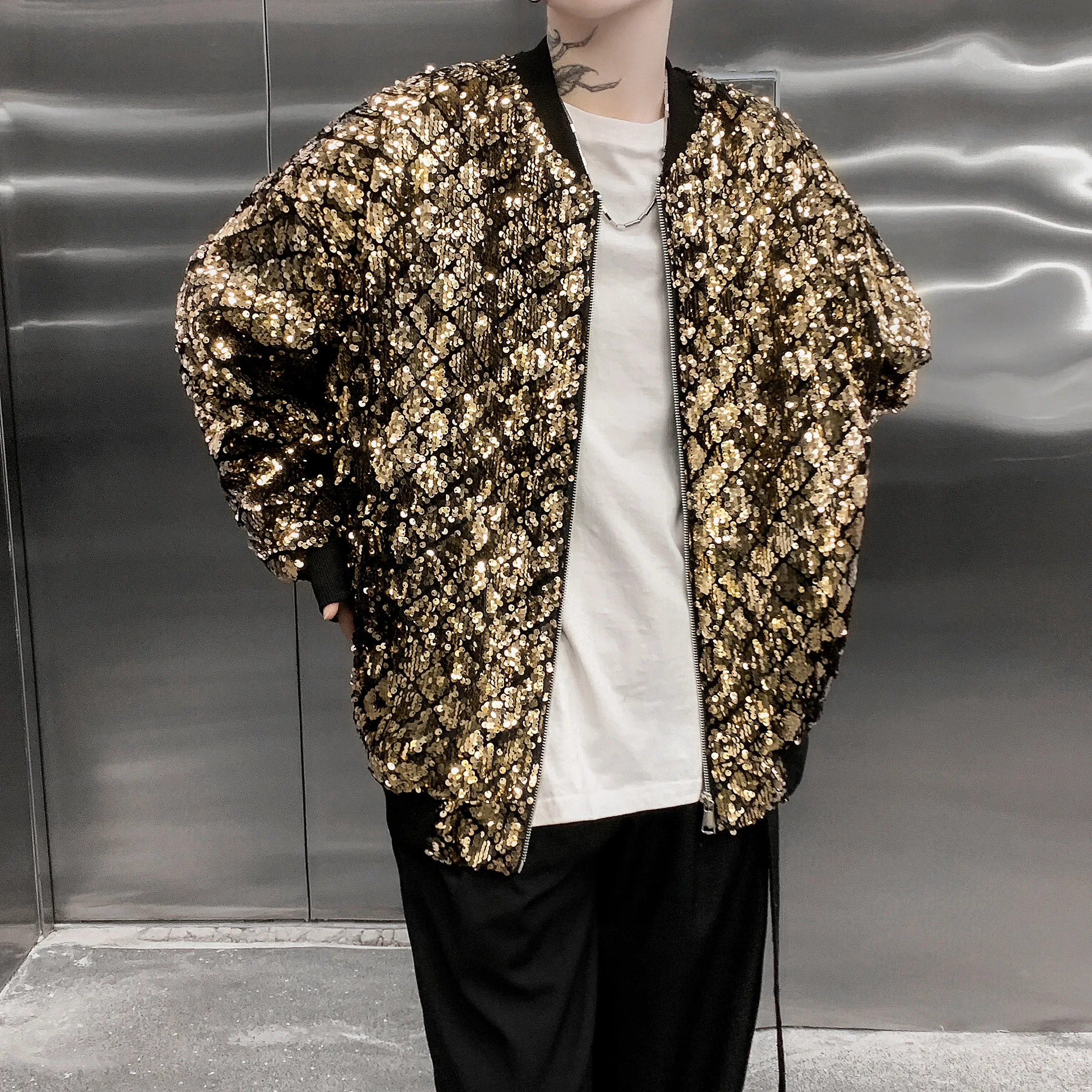 Gold-Nightclub-Shiny-Sequin-Fashionable-Performance-Jackets-for-Mens ...