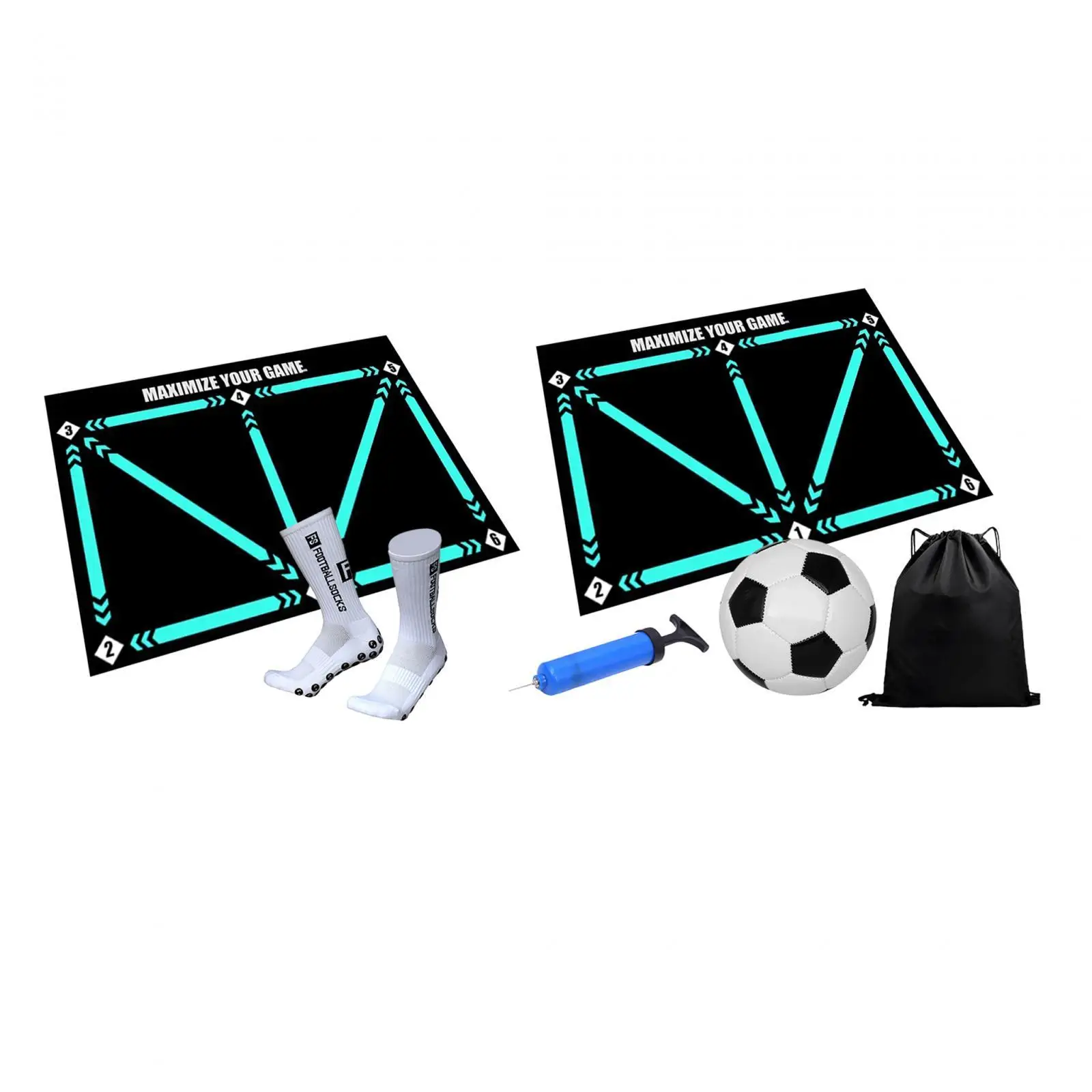 Football-Footstep-Training-Mat-Anti-Skid-Carpet-Foldable-Soccer ...